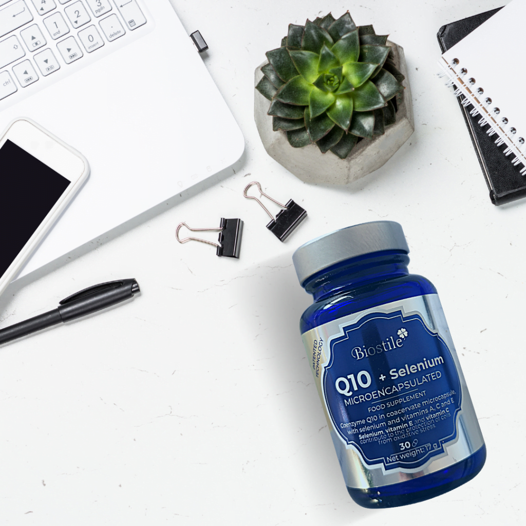 BMT® Q10 + Selenium MICROENCAPSULATED + Pomegranate + Nutrilegs Forte 50ml (darilo) - Biostile