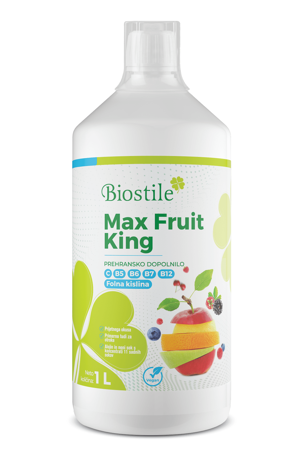 Max Fruit King + Liquid Micro Balance + Protex Tea (darilo) - Biostile